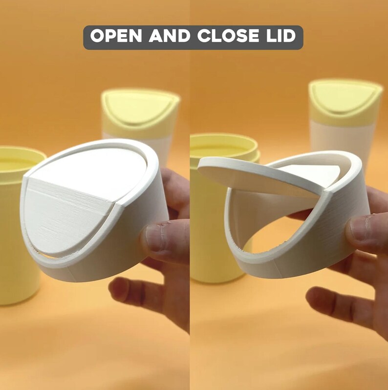 Trash Can | Digital STL File for Home & Office | Trashbin Stl File ...