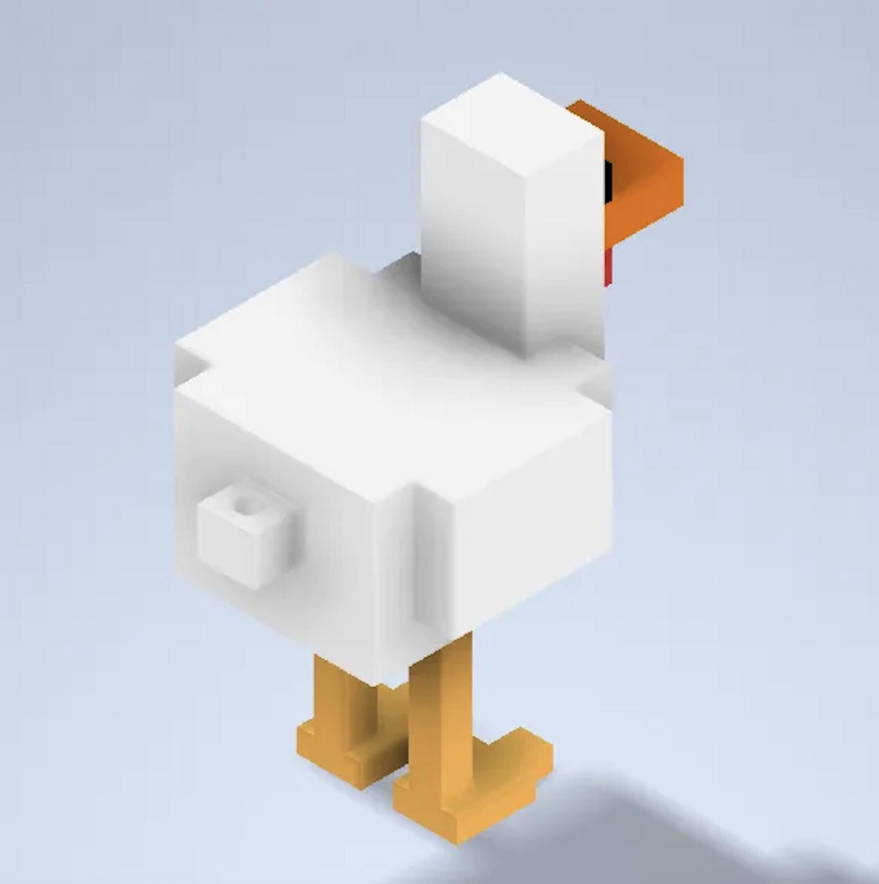 Minecraft Chicken Figure | 3D Printed Toy | Minecraft Stl | STL File ...