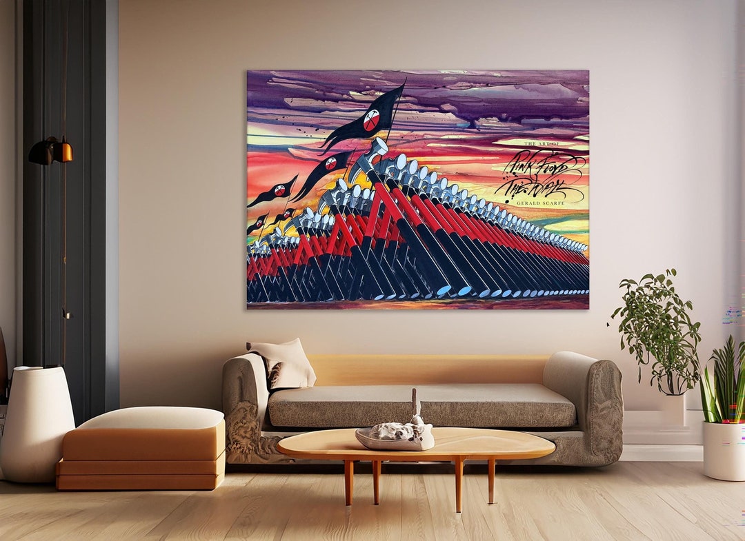 Pink Floyd the Wall Hammers Canvas Wall Art Film Print, Art Poster for ...