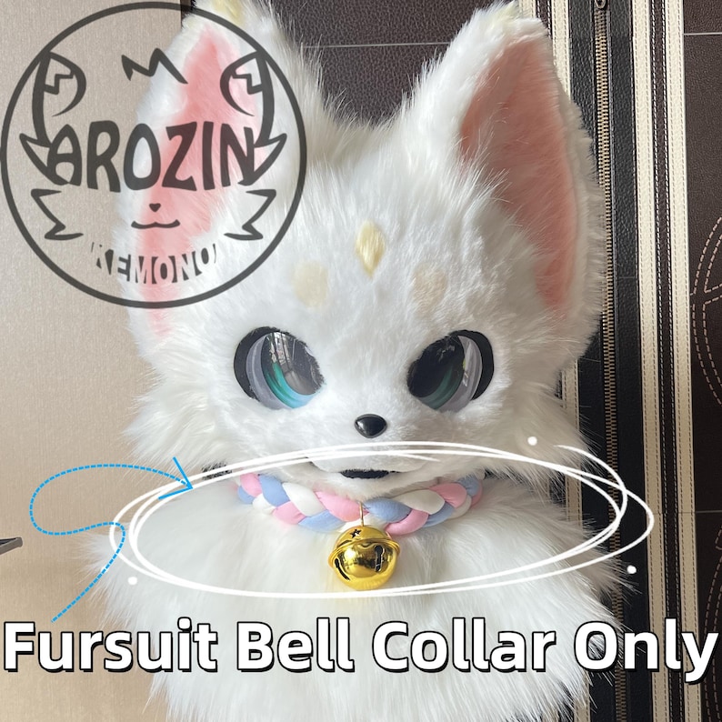 Fursuit Bell Collar, Fursuit Head Accessories, Jingle Bell Collar ...