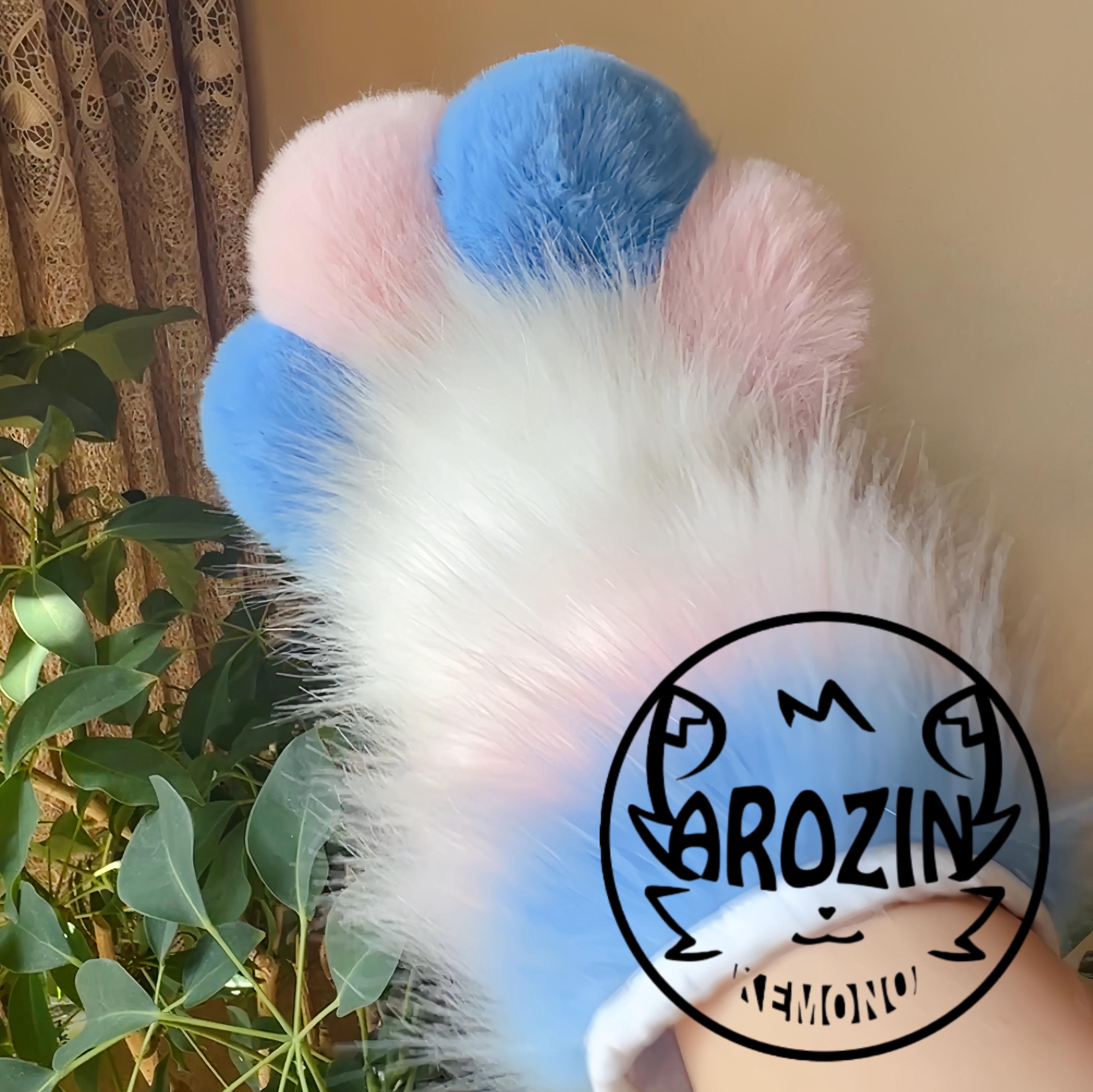 Fursuit Paws Kit-custom Fursuit Claws Kit and Finished Paws - Choose Fur Colors, Paw Pads With ...