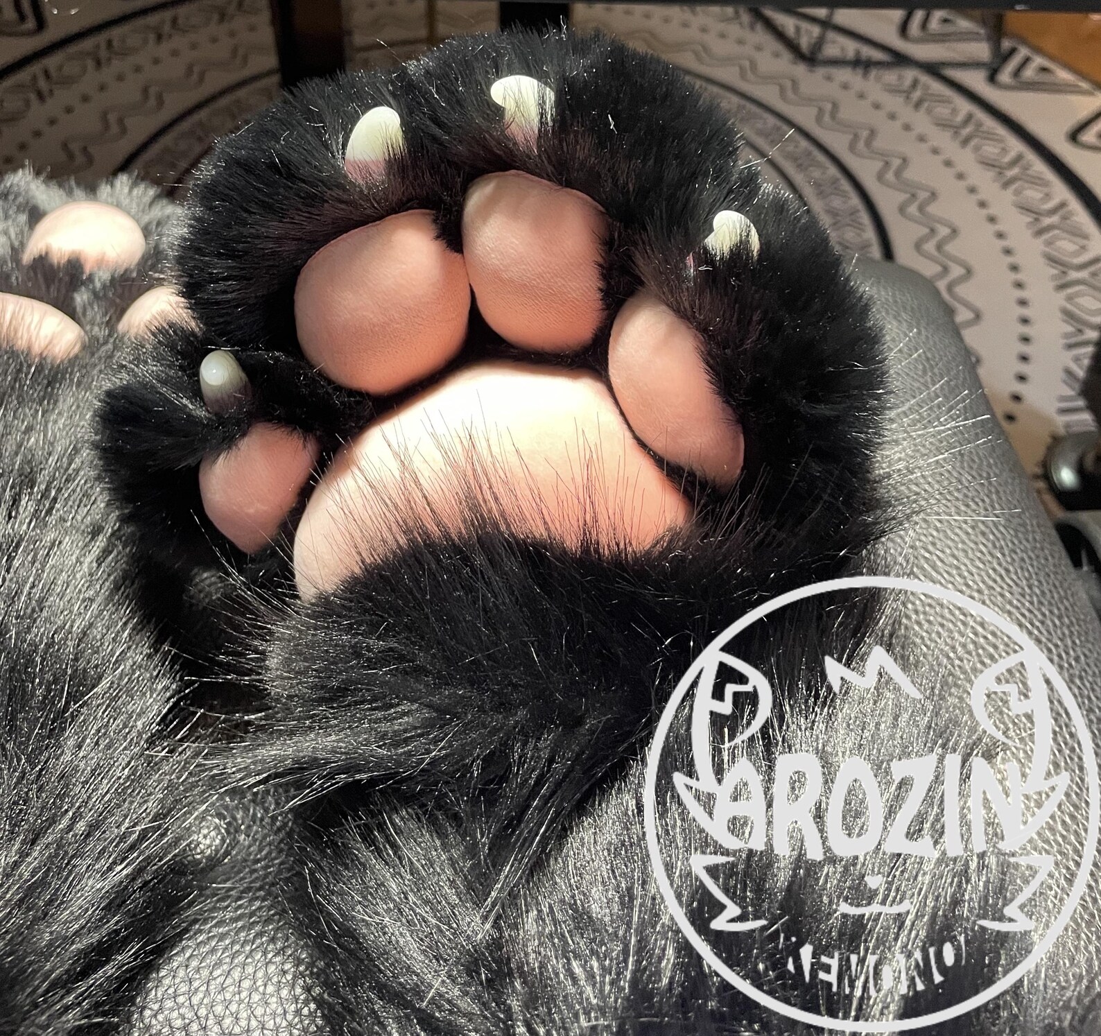 Fursuit Paws Kit-custom Fursuit Claws Kit and Finished Paws - Choose Fur Colors, Paw Pads With ...