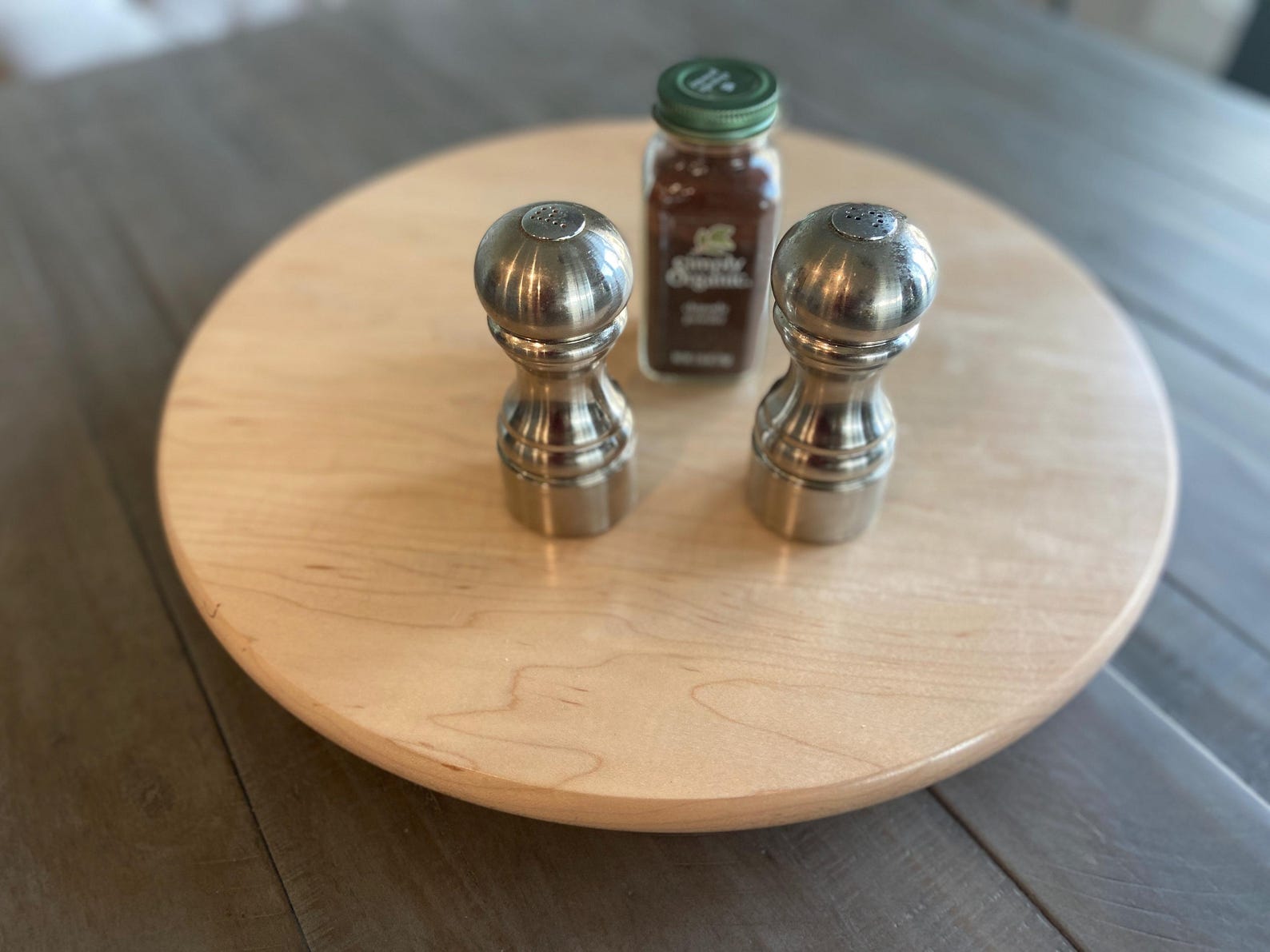 Walnut Lazy Susan-maple Lazy Susan-table Decor-lazy Susan Turn Table ...