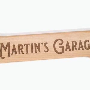 Man Cave Signage-wrench-garage Sign-wooden Sign-custom Wood Sign ...