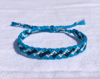 Blue Friendship Bracelet - Etsy