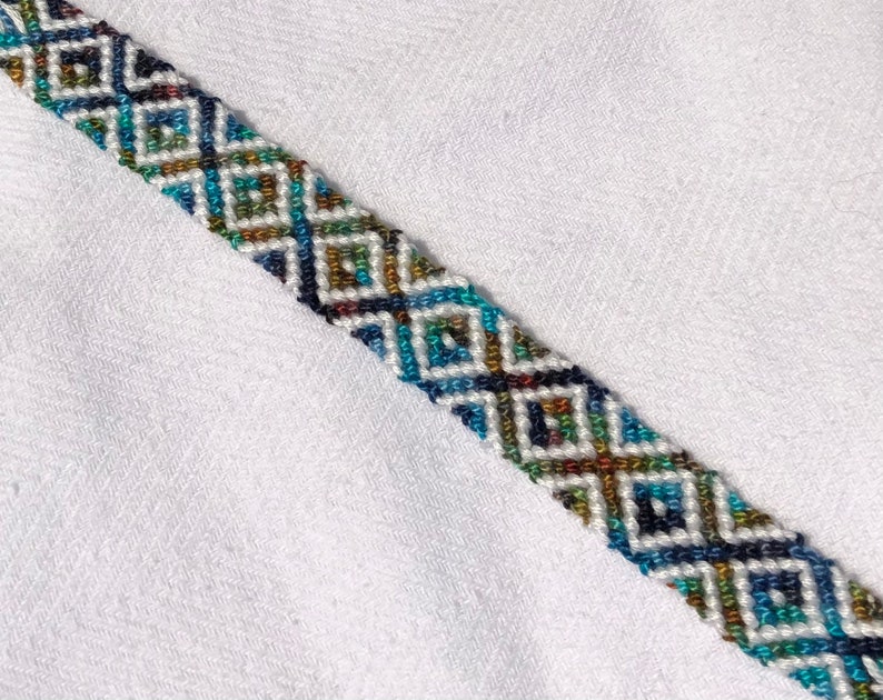 Blue Friendship Bracelet - Etsy