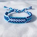 Blue Friendship Bracelet - Etsy