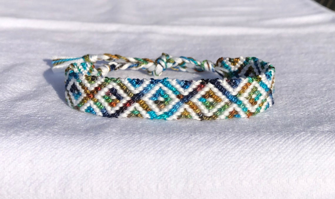 Blue Friendship Bracelet - Etsy