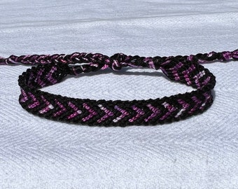 Purple Friendship Bracelet - Etsy