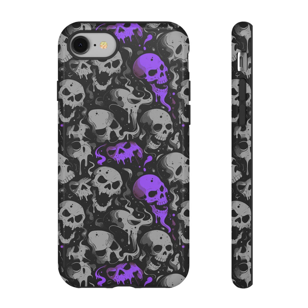 Special Edition "purple Glowskull" - Tough Phone Case - Etsy