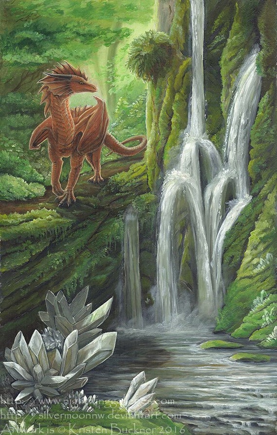 Crystal Falls Matted Fine Art Print - Etsy