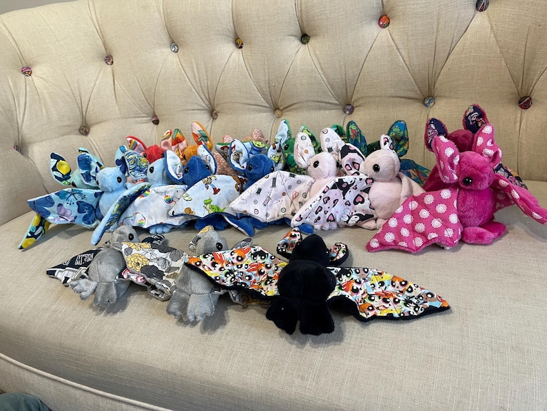 Stuffed Bat - Etsy