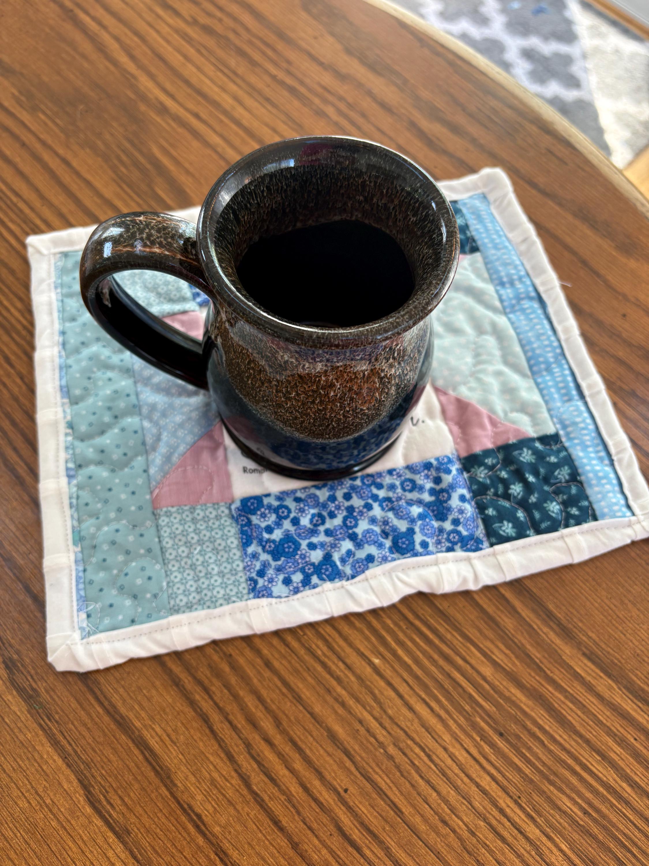 Set of Quilted Mug Rugs Mats - Etsy