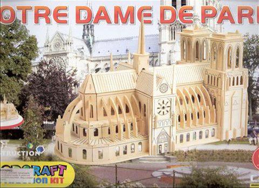Miniature Cathedral Notre Dame DXF Files for CNC / Laser Cutting - Etsy