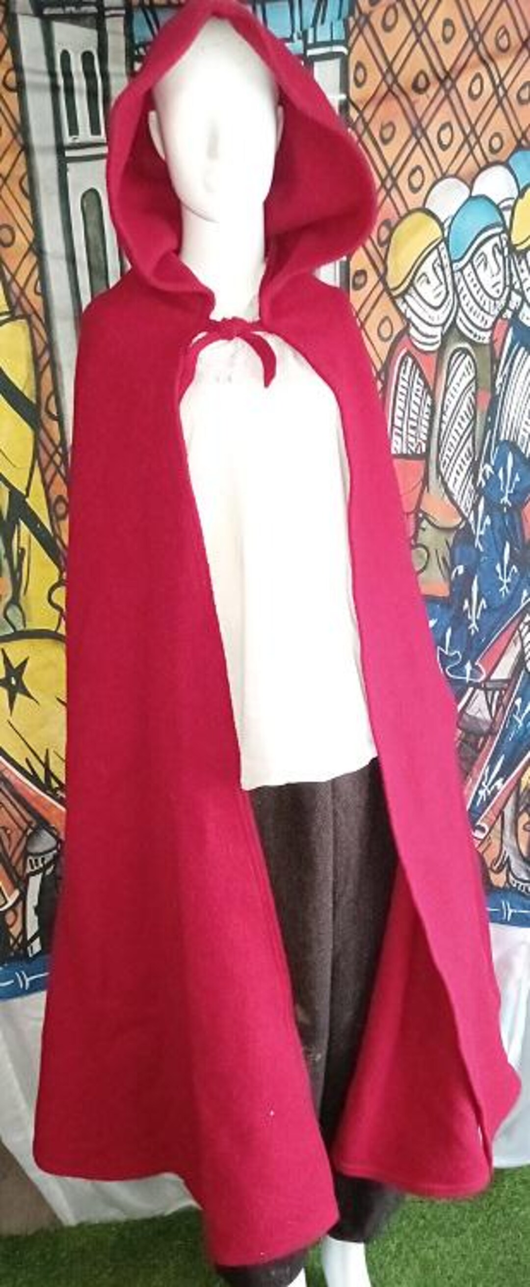 Medieval Wool Cape - Etsy