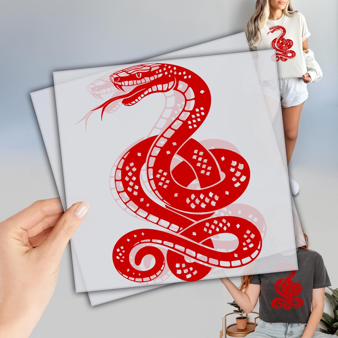 Chinese New Year Snake DTF, Chinese Zodiac Dtf, DTF Transfers Ready to ...