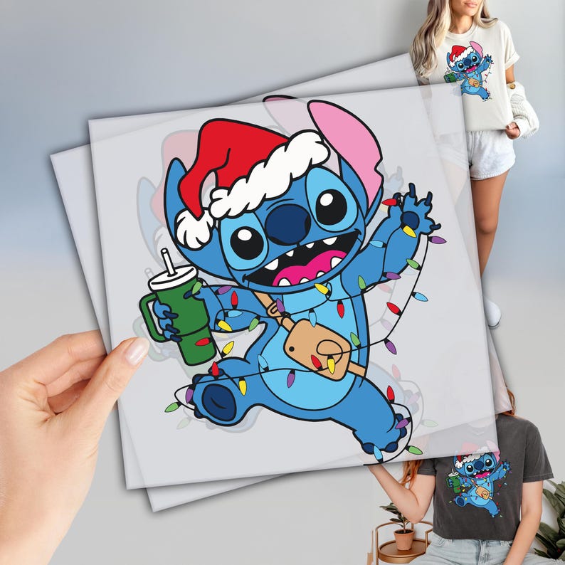 Disney DTF Transfer, Stitch Dtf Print, Ready to Press DTF Transfer ...