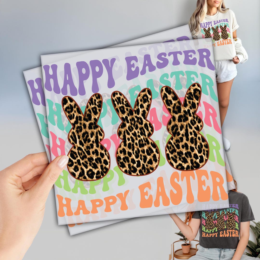 Happy Easter DTF Transfer, Easter Day Dtf, Ready to Press DTF Transfer ...