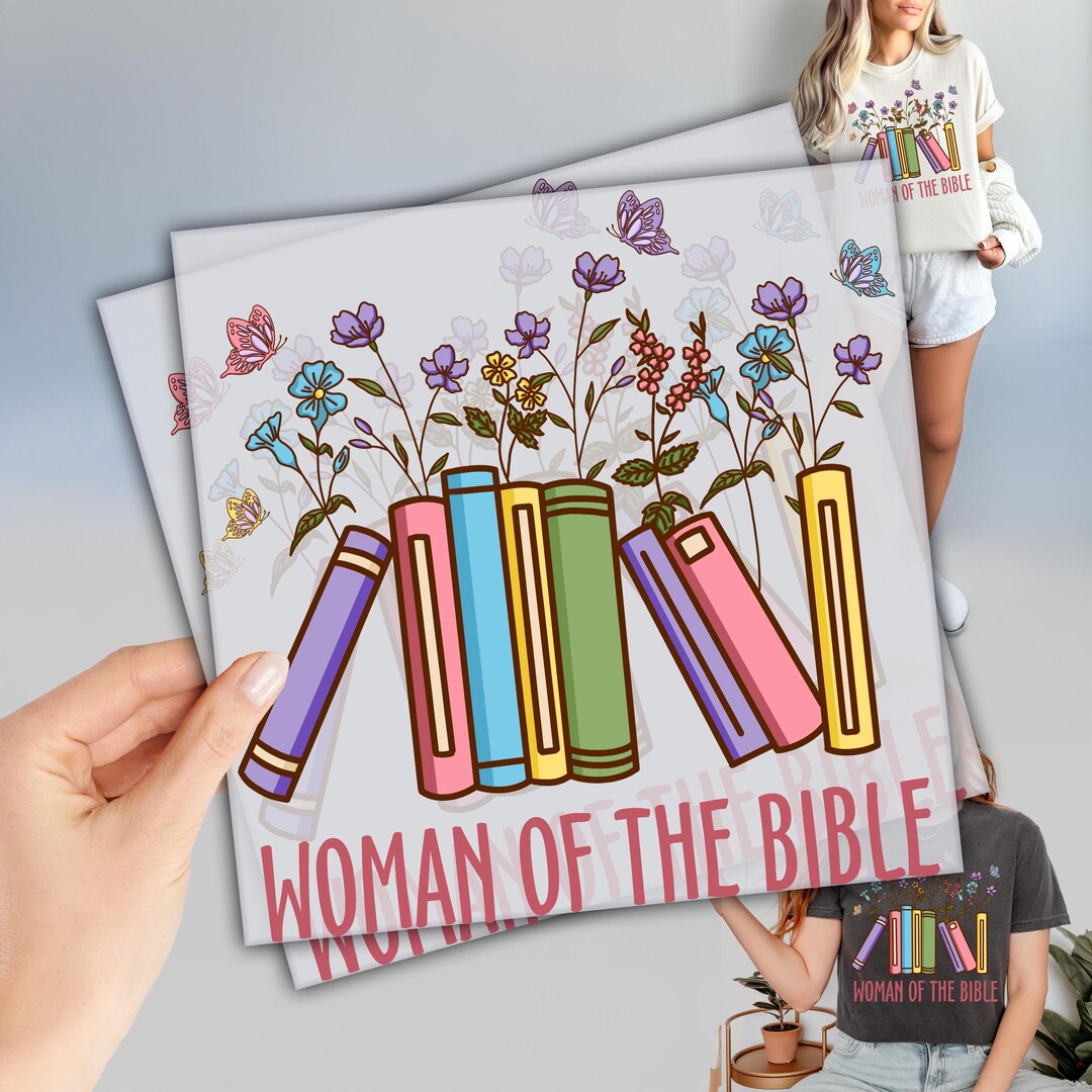 Christian Women of the Bible Dtf, Ready to Press DTF Transfers, Gift ...