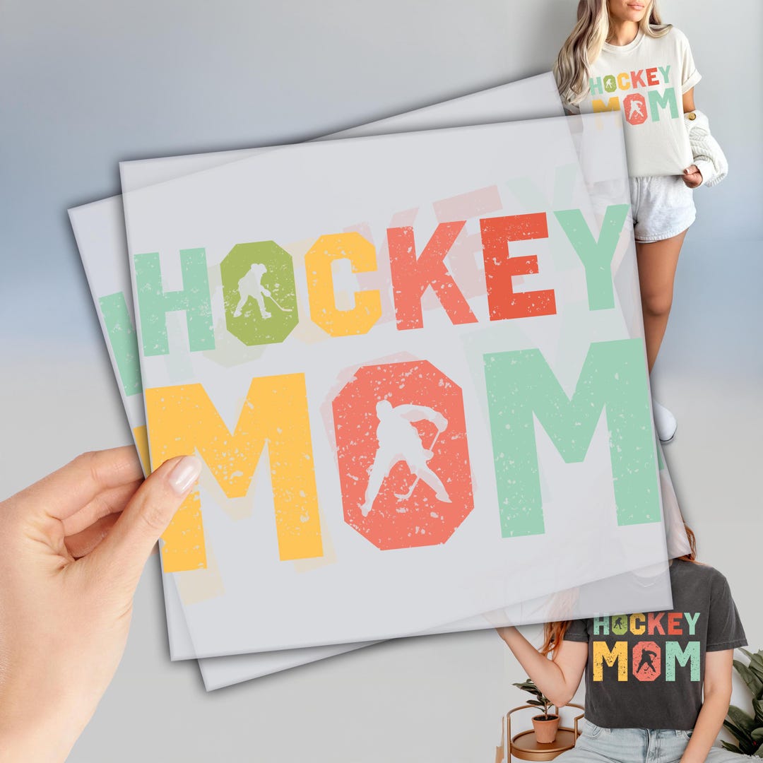 Ready to Press DTF Transfer, Hockey Mom Tshirt Transfers, Screenprint ...