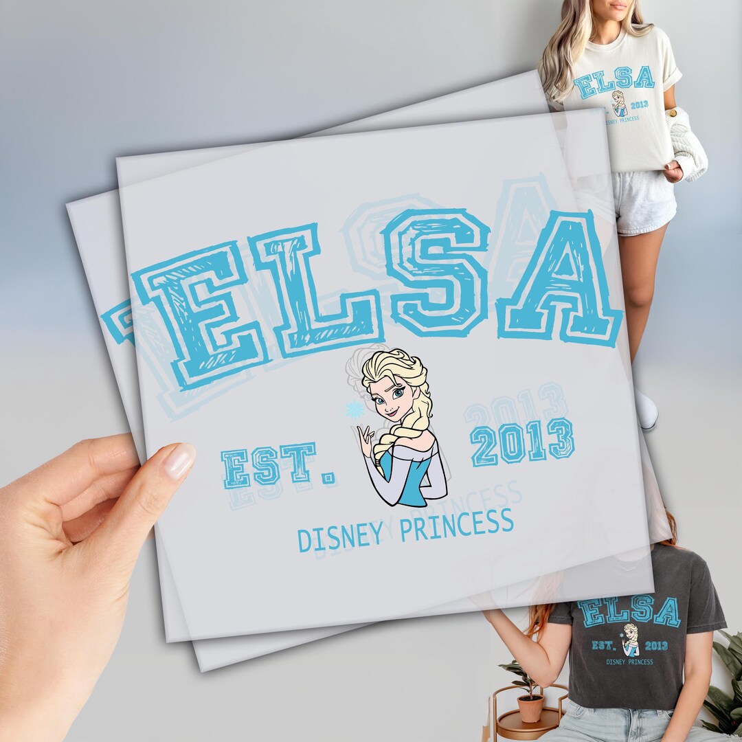 Frozen DTF Transfers, Elsa DTF Transfer, Disney Ready to Press, Girl ...