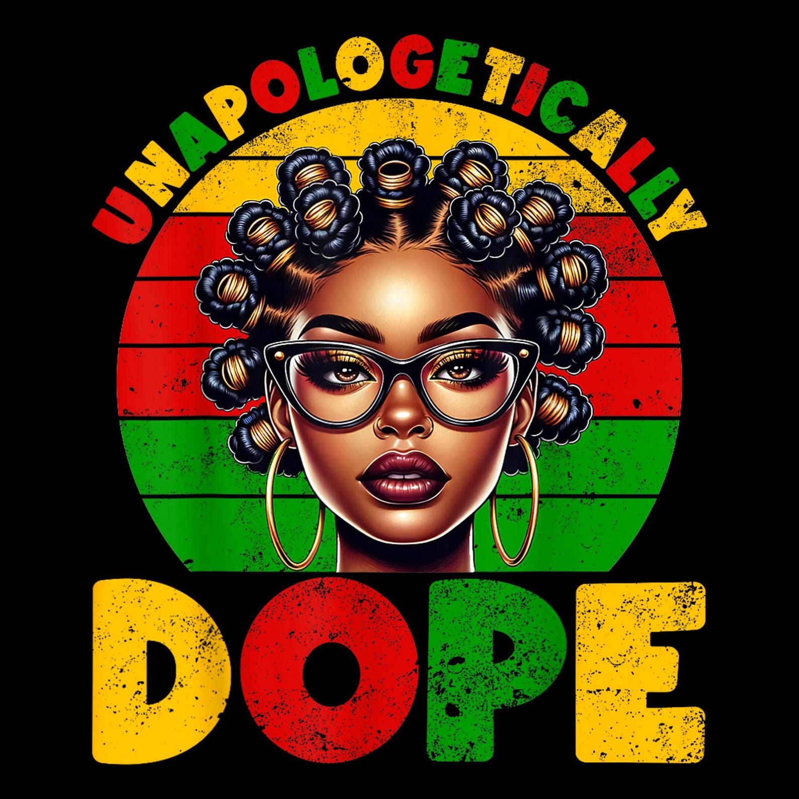 Unapologetically Dope - Africa Pride Black History Month Women’s Design ...