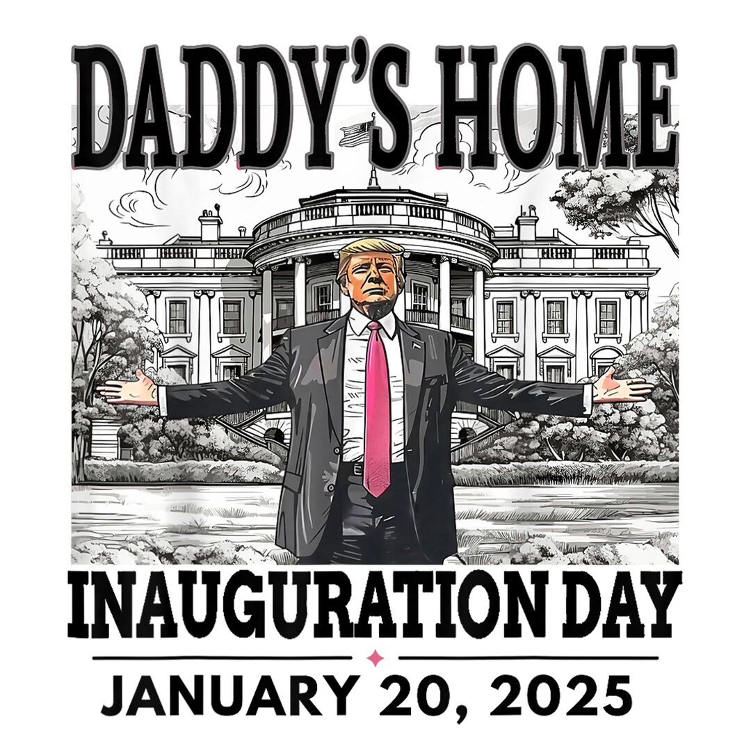 Donald Trump Inauguration Day 2025 PNG | USA Flag Design | Digital ...