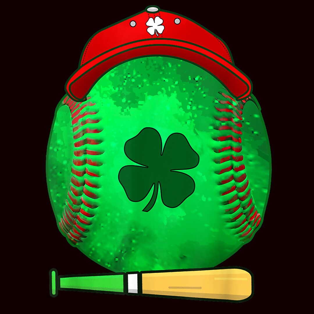 Shamrock Baseball St. Patrick's Day PNG | Irish Sports Design for Boys ...
