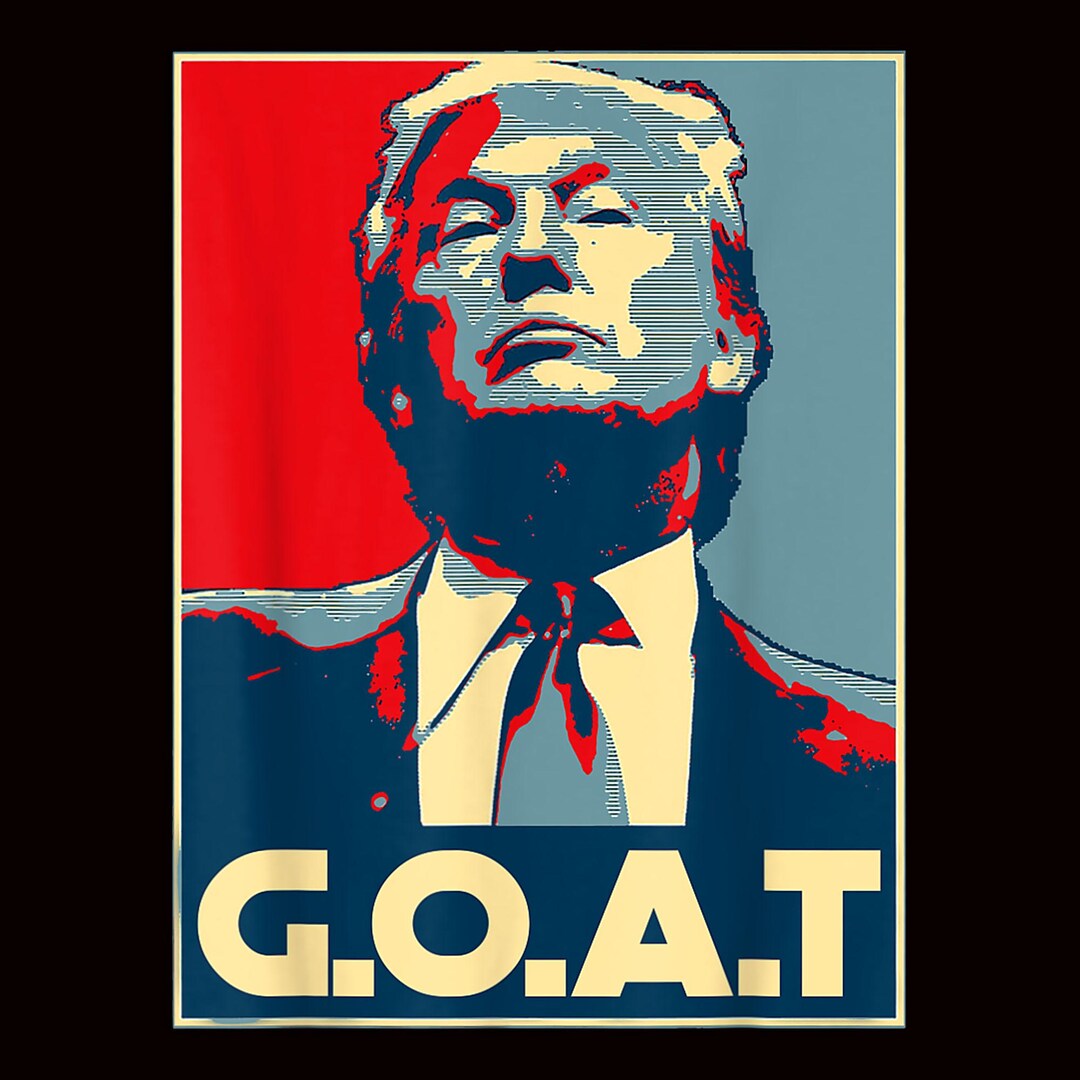 Trump GOAT Middle Finger Election 2024 Republican Poster Digital PNG - Etsy