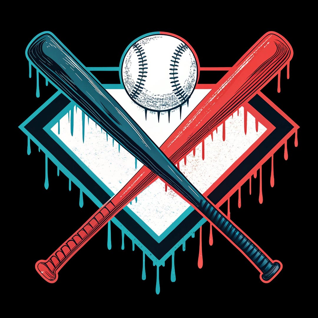 Drip Boys Baseball Bat - Cool Drip Baseball Design | Perfect for ...