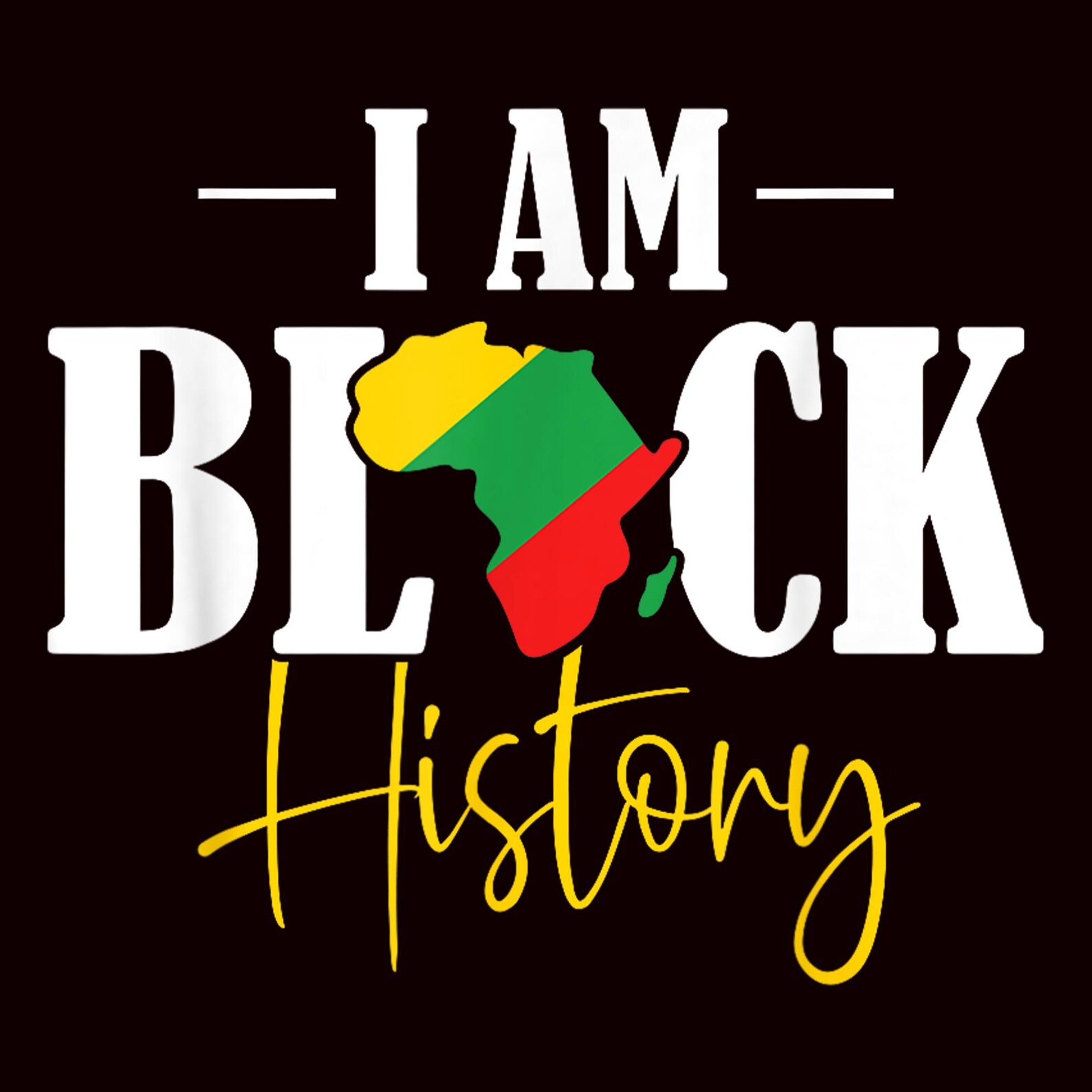 I Am Black History PNG | African Civil Rights & Black Empowerment ...