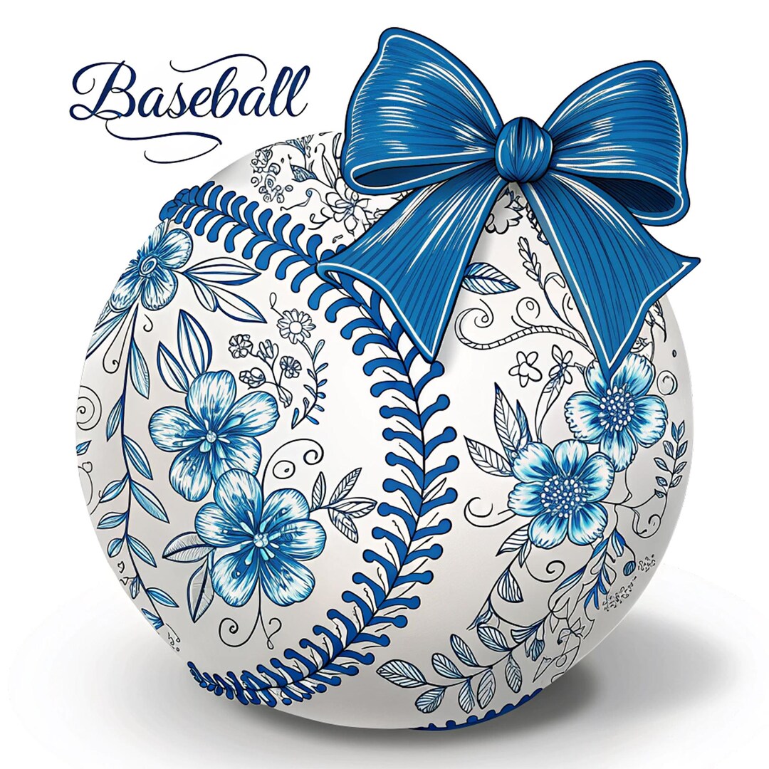 Coquette Baseball PNG, Softball Aesthetic Clipart, Preppy Girly ...