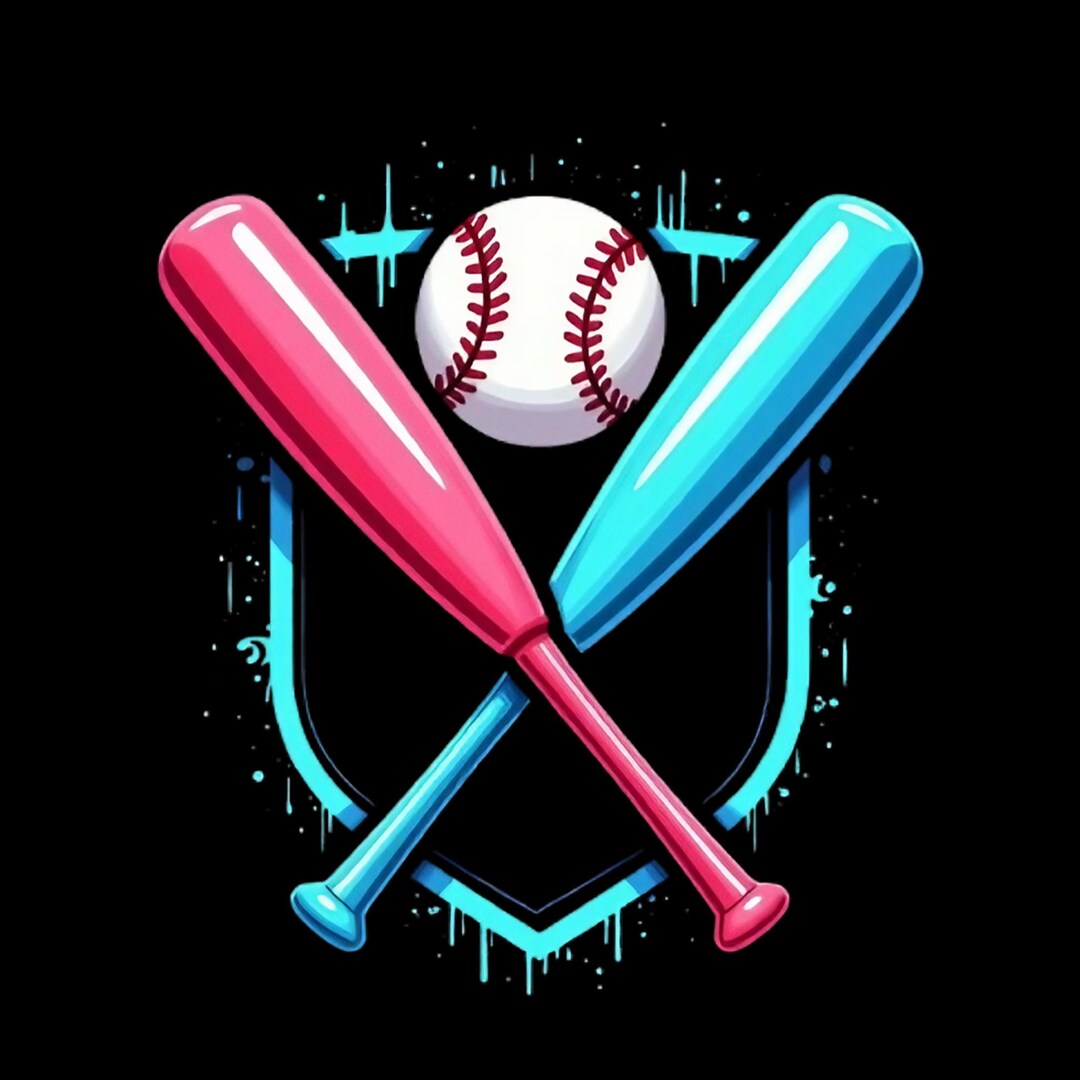 Drip Baseball Bat PNG | Cool Baseball Design for Boys & Sports Fans | Digital Sublimation File ...