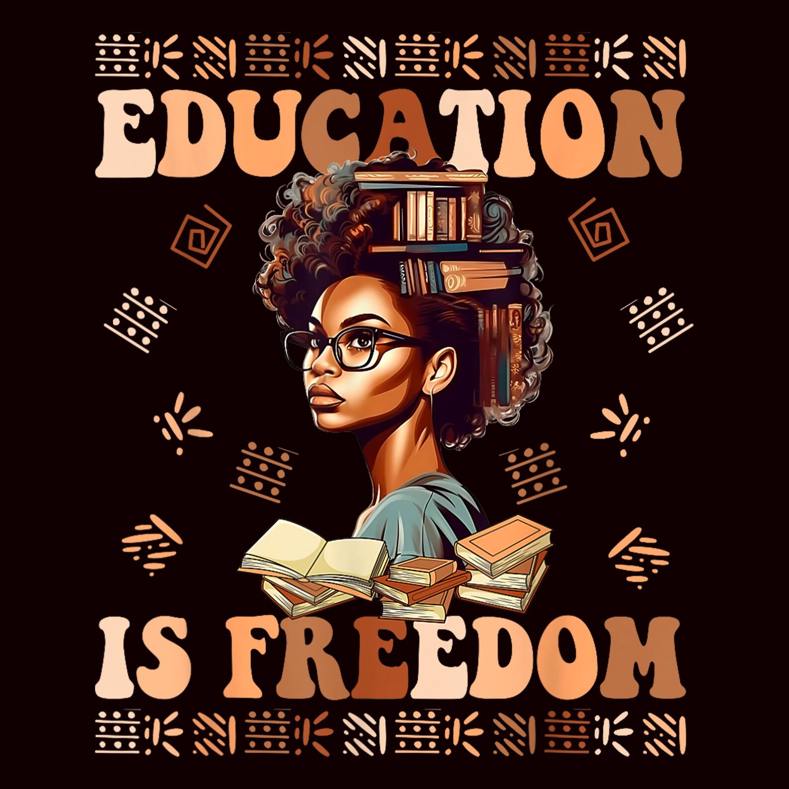Education is Freedom PNG - African American Black History Teacher ...