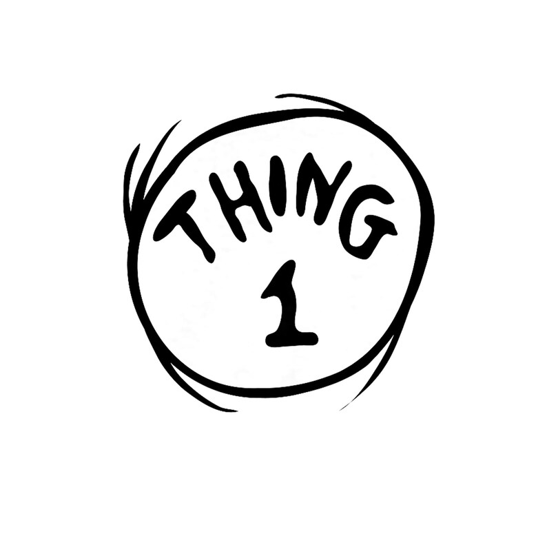 Thing 1 PNG – Fun & Playful Digital Design Thing 1 Png,dr Seuss ...