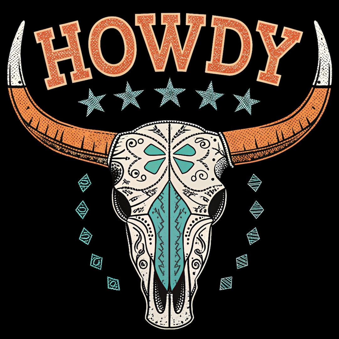 Howdy PNG | Southern Western Rodeo Cowgirl Vintage Digital Download ...