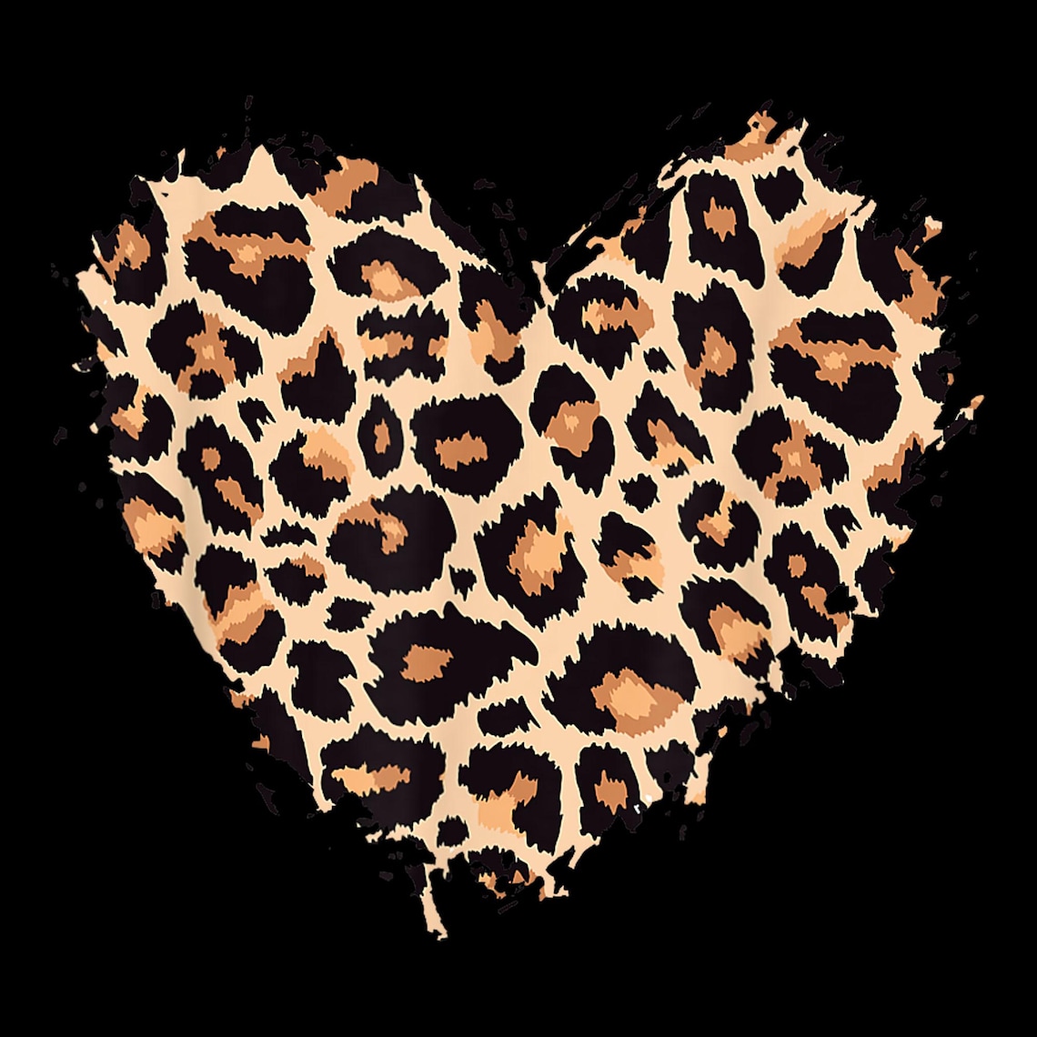 Valentine’s Day Leopard Print PNG - Stylish Love Design,valentine's Day ...