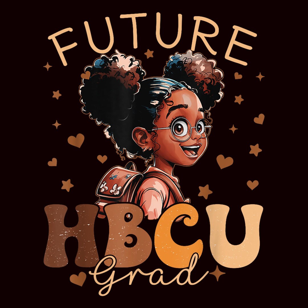 Future HBCU Grad PNG - Black Girls Afro Design for Black History Month ...