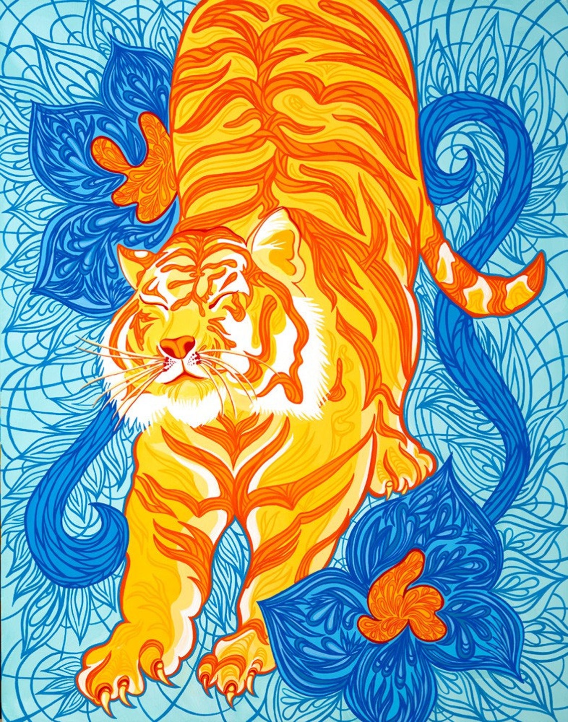 8x10 Bengal Tiger Giclée Print - Etsy