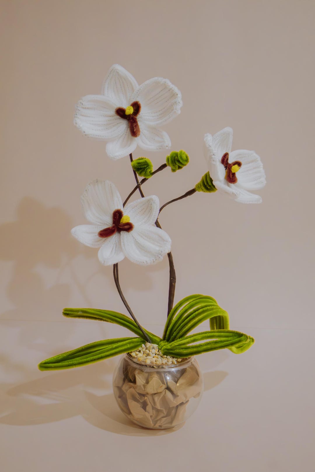 Orchid Pot Made 100% With Pipe Cleaners - Etsy