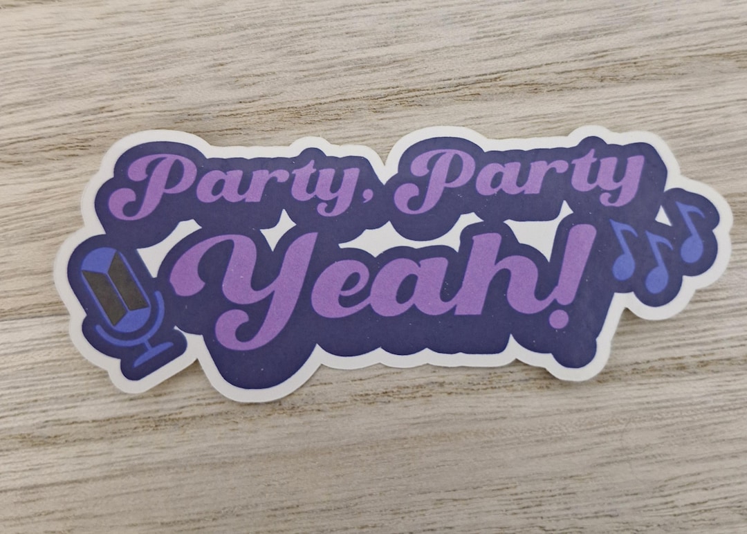 BTS Jungkook Party Party Yeah Sticker - Etsy