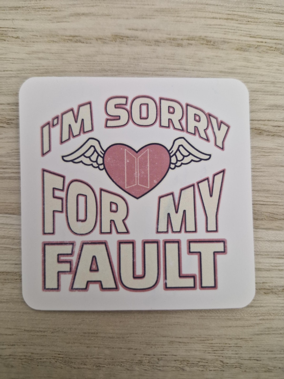 BTS I'm Sorry for My Fault Sticker - Etsy