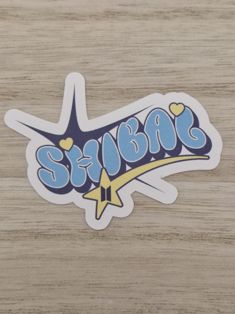BTS Suga Shibal Sticker - Etsy