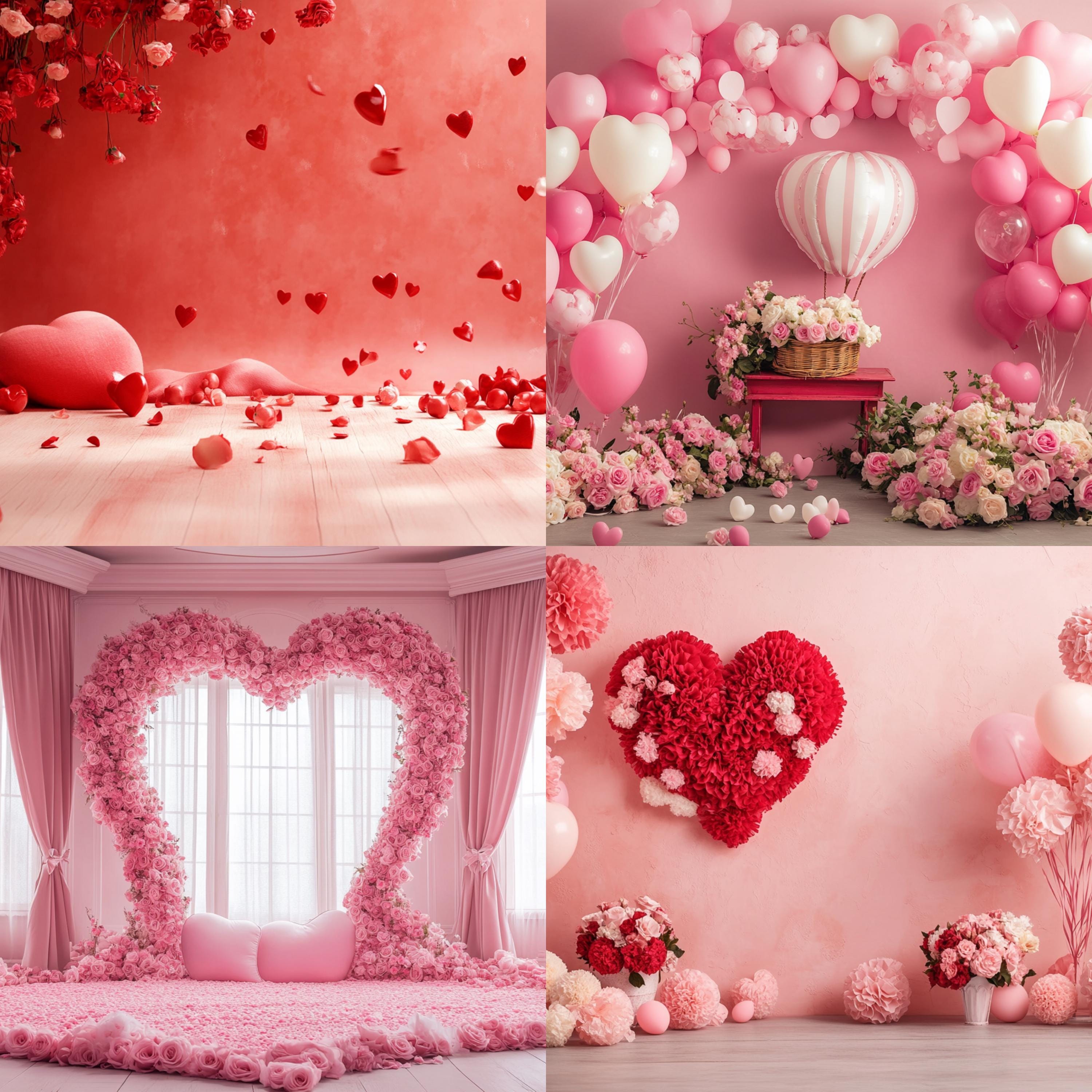 60 Valentine's Day Backdrop - Romantic Photo Backdrops for Parties ...