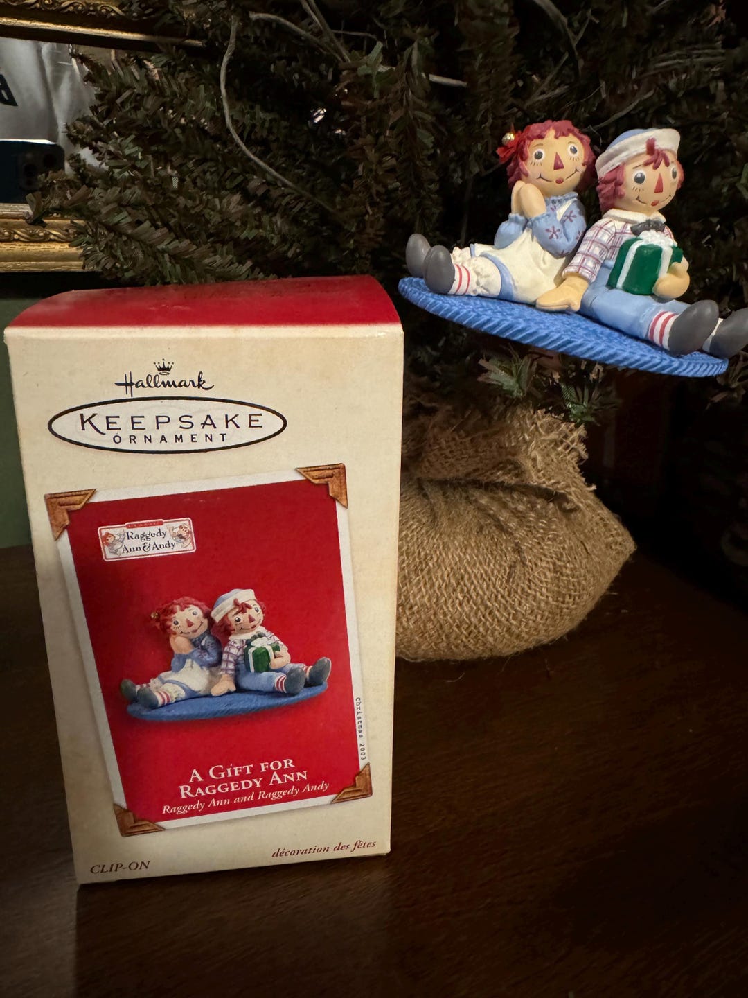 Hallmark A Gift for Raggedy Ann Ornament 2003 - Etsy