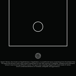 Sepak Takraw Court, Sepak Takraw Poster, Sepak Takraw Wall Art, Sepak ...