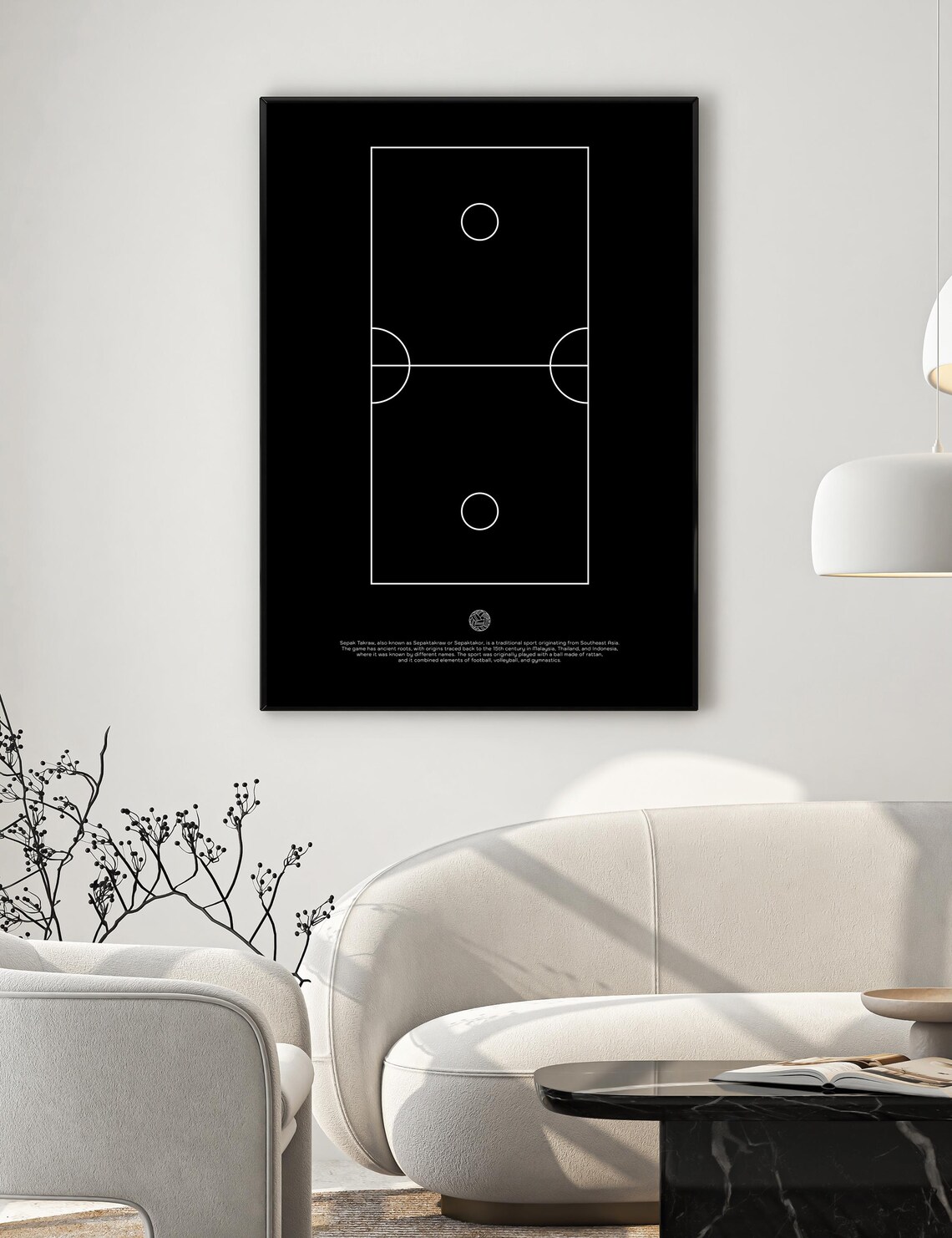 Sepak Takraw Court, Sepak Takraw Poster, Sepak Takraw Wall Art, Sepak ...