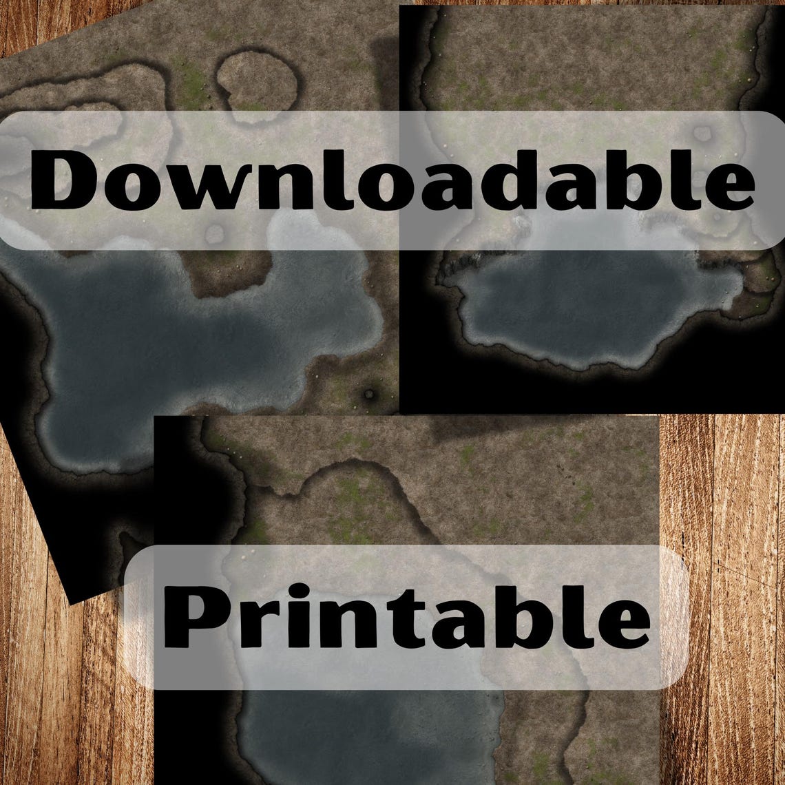 300+ TTRPG Map Tiles, Dungeons, Caverns, and Forests (PNG & PDF) - Etsy