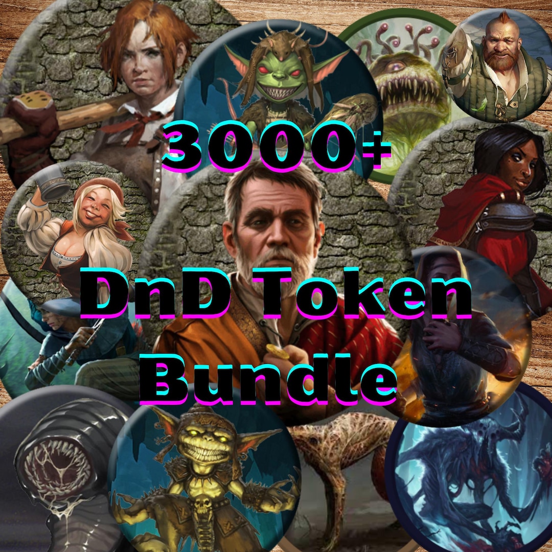 3000+ Dnd Tokens Pack, Transparent Tokens ,various Dnd Race and Classes ...