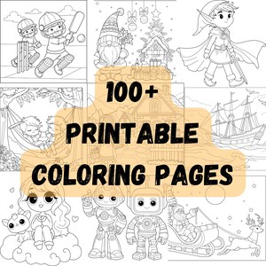 100+ Printable Coloring Pages for Kids, Toddlers, Preschoolers ...